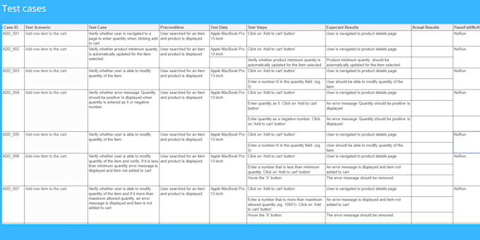 Write test scenarios and test cases for your web application by ...