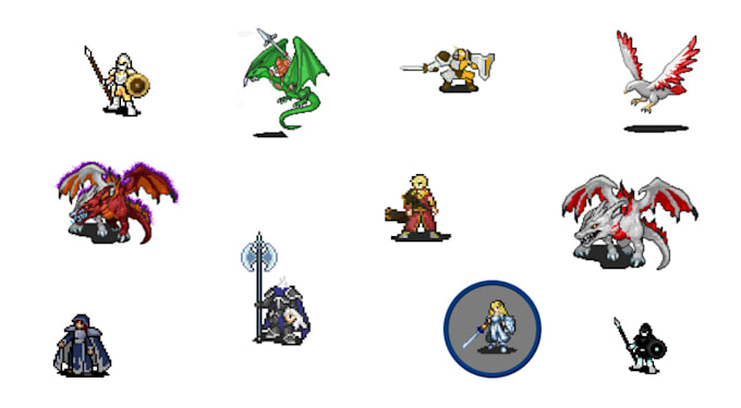 Make a gba fe sprite for your character by Edgeandcheese | Fiverr