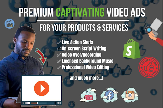 Create engaging video ads for your products by Tmc_media | Fiverr