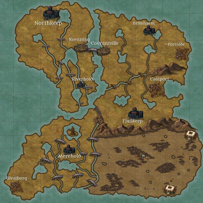 Make a custom map for your rpg by Cdhayes | Fiverr