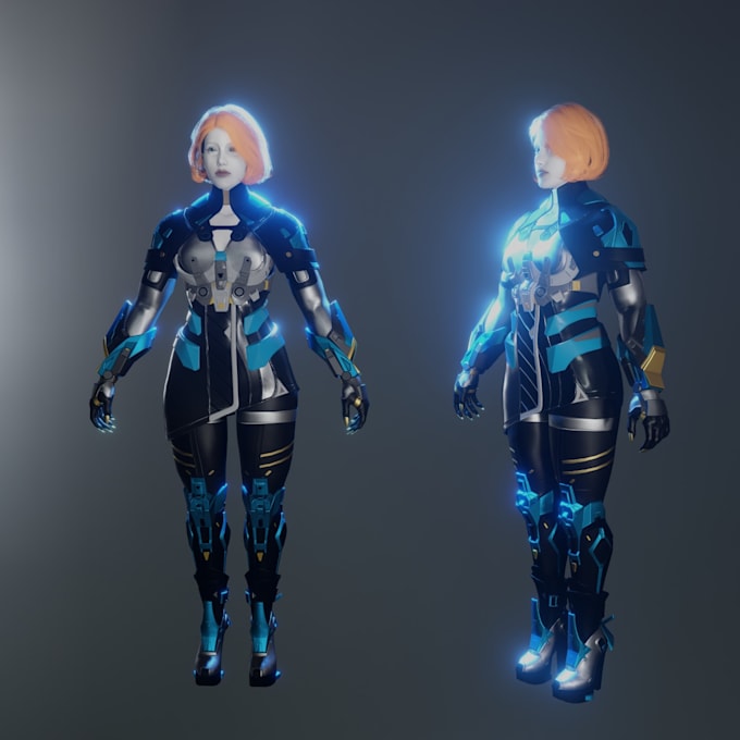 Create game ready 3d characters by Faisalhayat206 | Fiverr