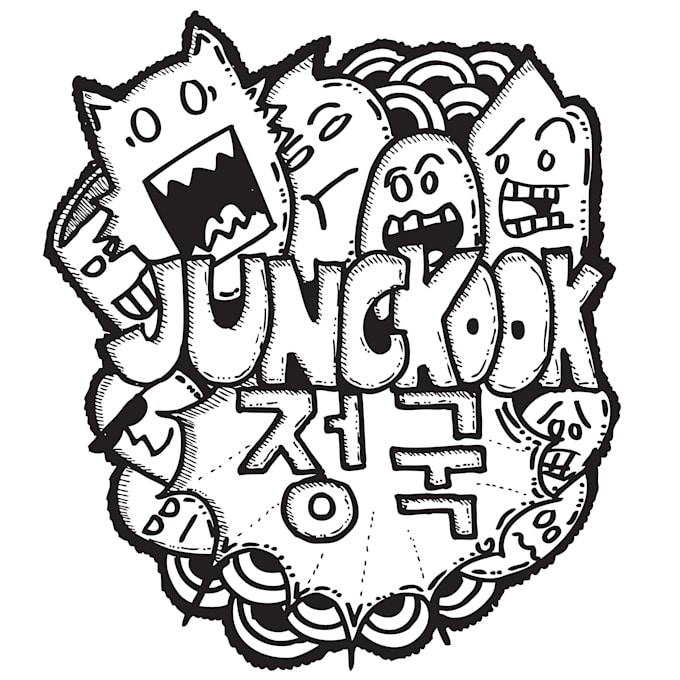 how to draw doodle with name