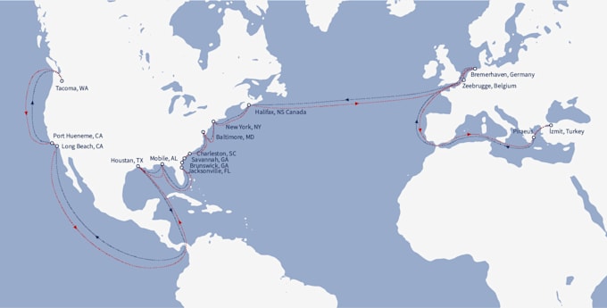 Create map animation with locations by Motionistan | Fiverr