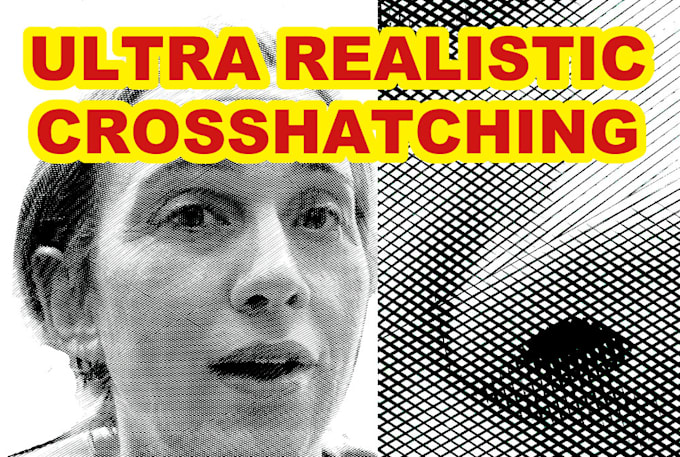 Do ultra realistic crosshatch portrait by Reymamangun | Fiverr