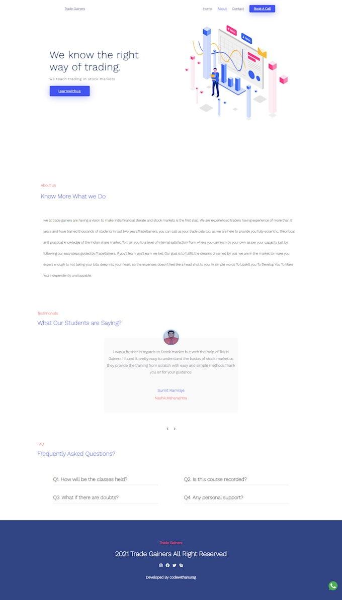 Do Web Development Using Html5css3javascript By Anuragtawaniya Fiverr 