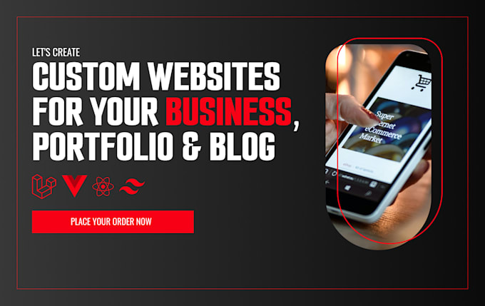 Develop custom laravel, vue, react applications by Mohammudullah | Fiverr