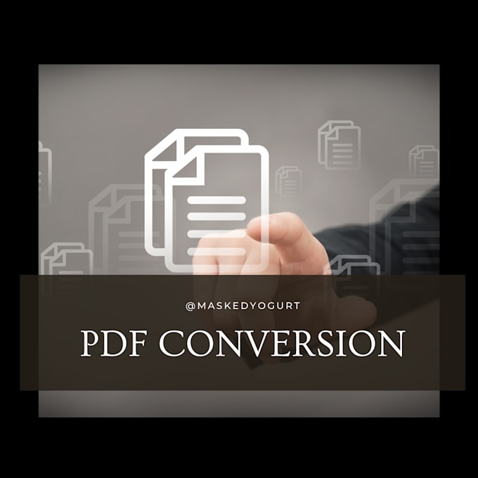 Covert your powerpoint, excel or word to pdf by Maskedyogurt | Fiverr