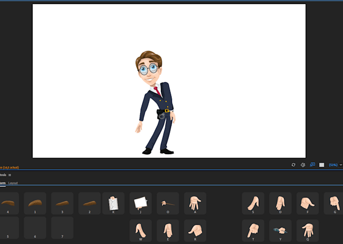 Create a adobe character animator puppet by Animatedchrctr | Fiverr