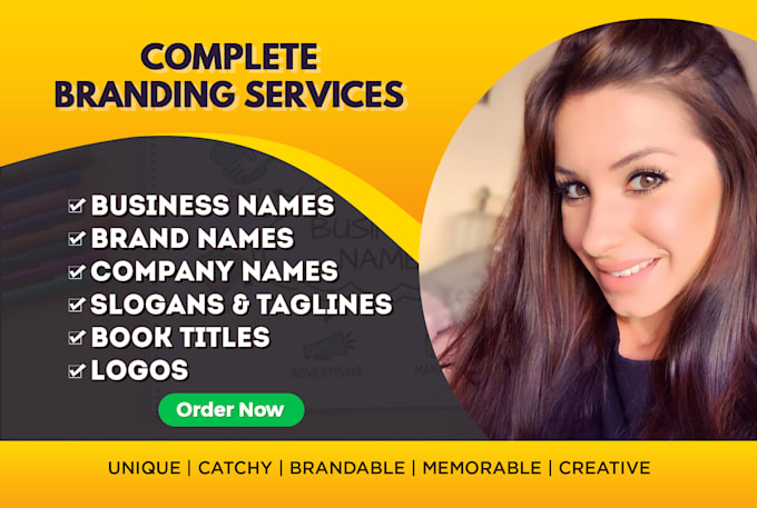 Create high demand business name, company name and perfect logo for ...