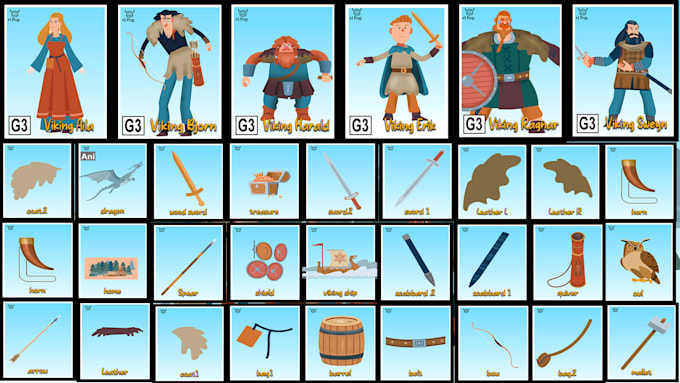 Create new cartoon character or prop for cartoon animator cta by ...