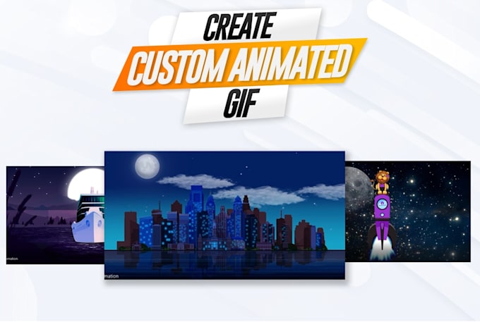 Do custom animated gif for you by Ariaaa_blakee | Fiverr