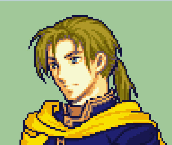 Design a fire emblem gba style portrait sprite by Zackkiker_va | Fiverr