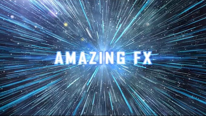 Make this super amazing space like intro for you by Amazingfx | Fiverr