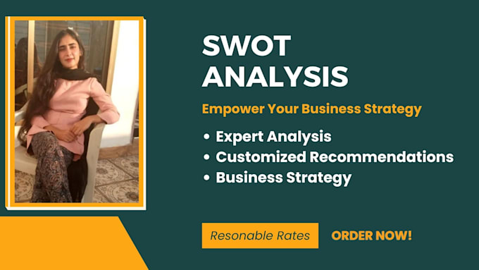 Conduct market research and swot analysis for your business by Sumayaakhalid | Fiverr