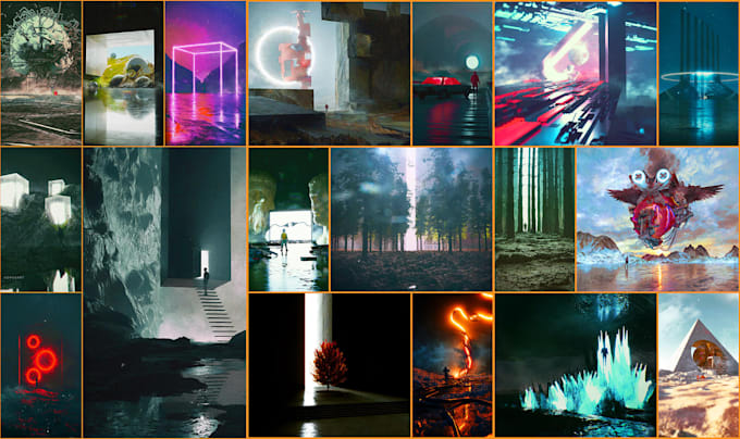 Craft stunning 2d, 3d concept art digital illustrations and custom ...