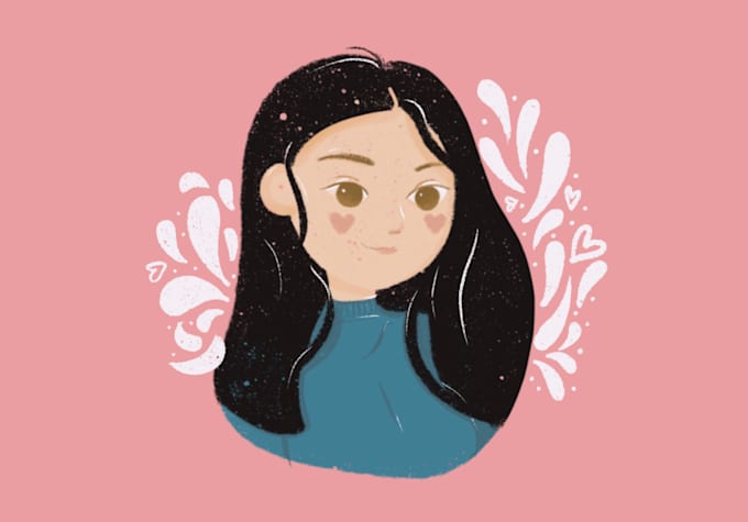Do minimal cute individual portrait in my style in 24 hours by ...