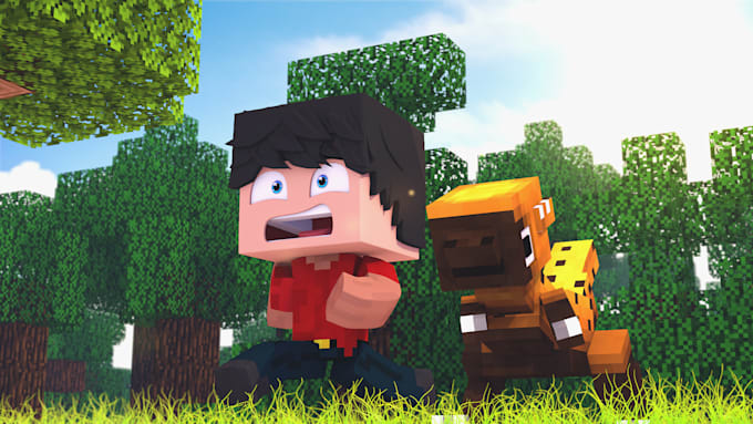 Make tiktok animation, minecraft reels for you by Mitanimation | Fiverr