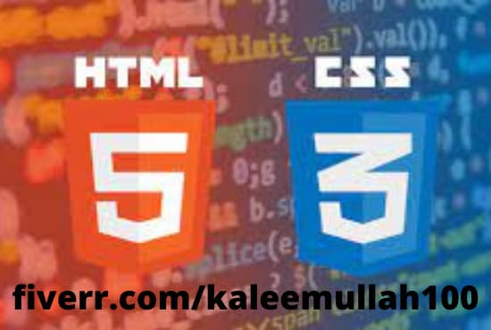 Do Html Css Javascript Projects And Assignments By Kaleemullah100 Fiverr
