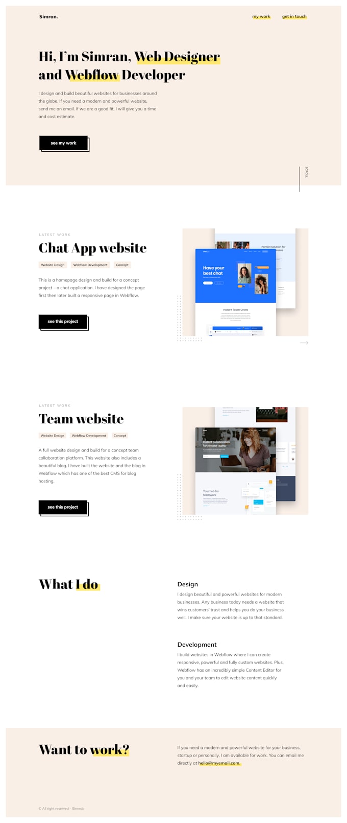 Design a beautiful, modern, clean ui ux for your website by ...
