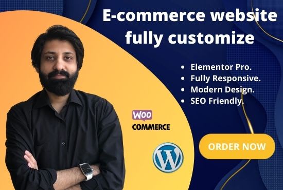 Create dynamic ecommerce website online store or wordpress website by ...