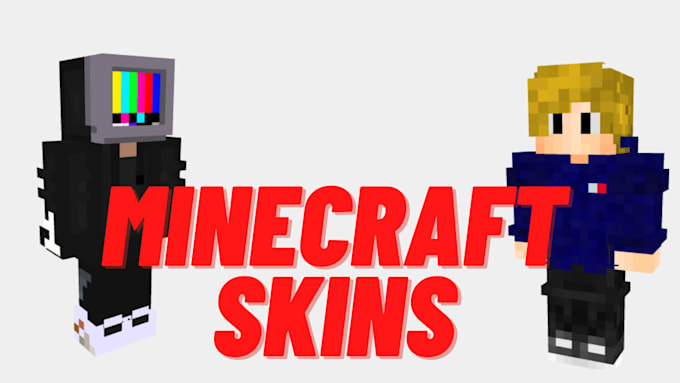 Make you a unique and professional minecraft skin by Finnnotfound | Fiverr