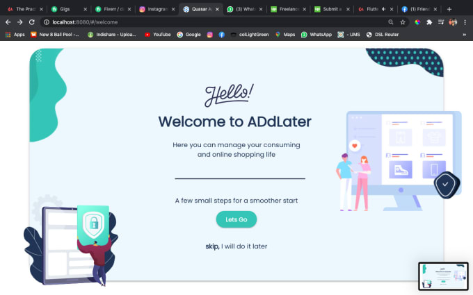 Create Web Application Websites In Vue Js Nuxt Js Quasar Js And Tailwind Css By Daniyalabdul