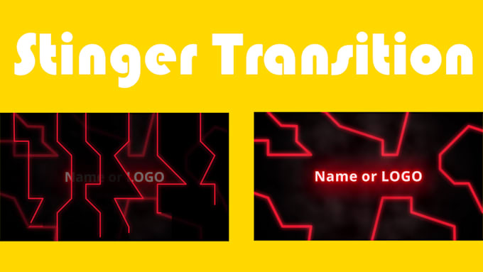 Create a custom stinger transition for your stream by Zino_08 | Fiverr