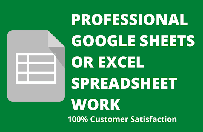 Create google sheets, dashboards, formulas, macros on excel ... Create google sheets, dashboards, formulas, macros on excel ...