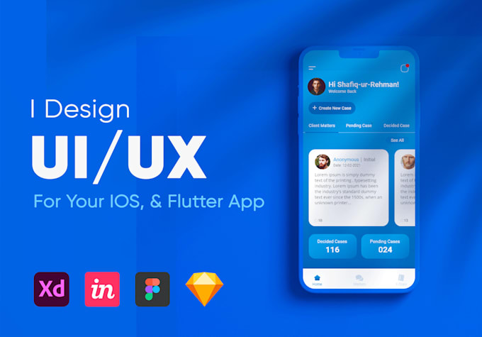 Be your android ios flutter ui ux expert designer by Yasirrao123 | Fiverr
