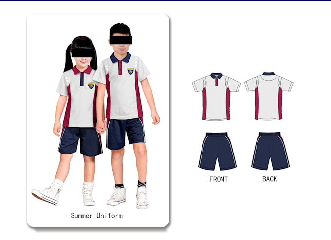 Do professional technical flat sketch for uniform and fasion design by ...