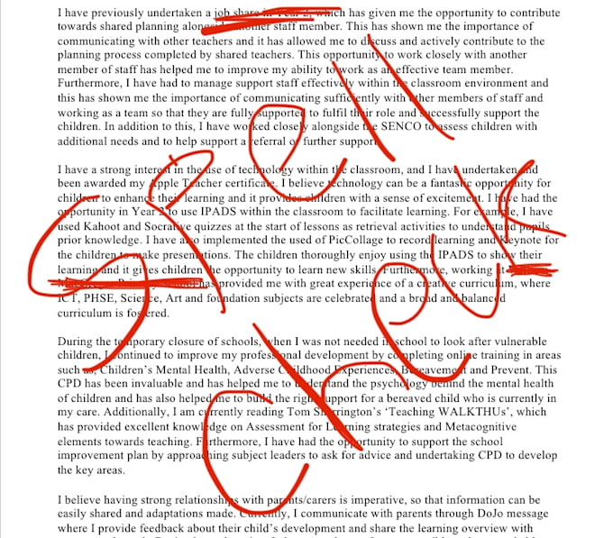 Proof read your work by Teachermode | Fiverr