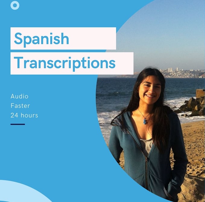 Do a spanish transcription 30 minutes in 24 hours by Lilymendoza9 | Fiverr