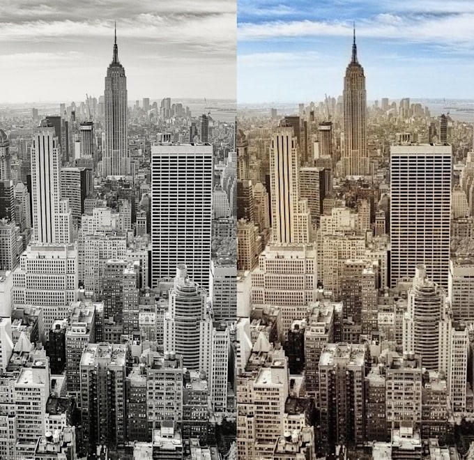 Quickly change pictures from black and white to color by Shadyelsebaey ...