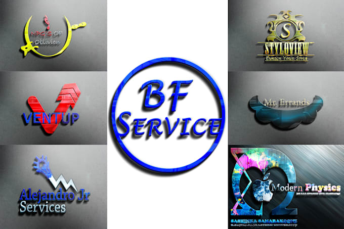 Simple impressive logo design by Bfservice | Fiverr