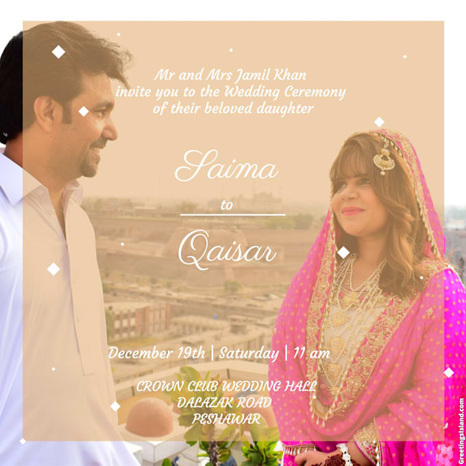 Design a professional invitation card for any event by Guldasta_imraj ...