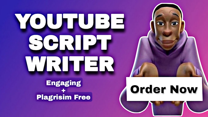 Write engaging youtube scripts by Husnain_jeelani | Fiverr