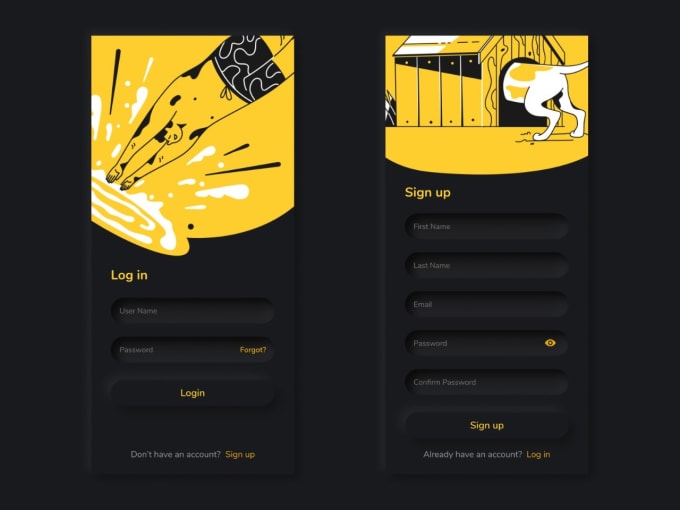 Design soft ui neumorphism android app in android studio by Dk_khan | Fiverr