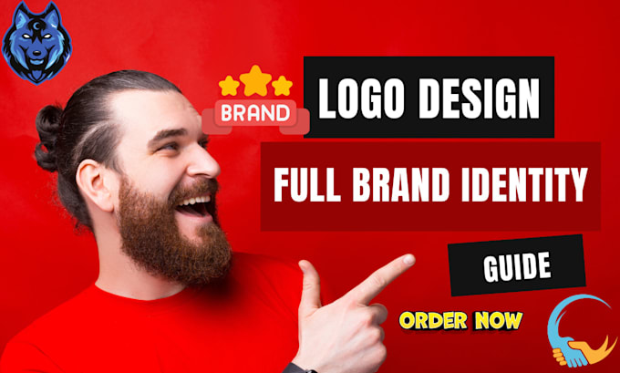 Design creative logo with full brand identity guide by Designs222 | Fiverr