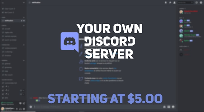 Create you a themed discord server by Reactiveslemurs | Fiverr