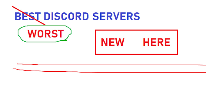 Create the worst discord server by Dasdasfasf | Fiverr