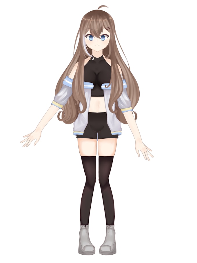 Draw a live 2d model for vtubing by Mitsumiaoiii | Fiverr