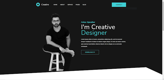 Create engaging web design with html css by Ankur_ajanalkar | Fiverr