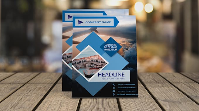 Design professional brochures , flayers and posters by Rafiaadesigns ...
