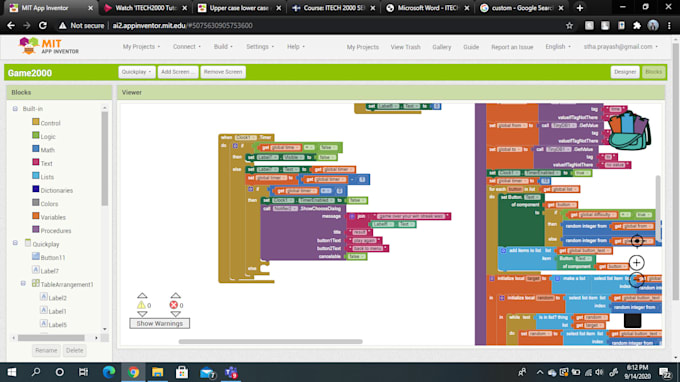 Create apps for android using mit app inventor by Prayashshres121 | Fiverr