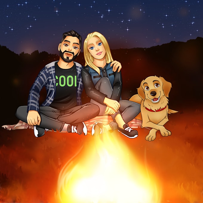 Custom chibi, disney and anime portraits by Jianpachequette | Fiverr