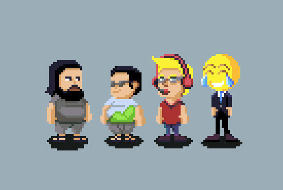 Create your character in pixel art by Guipetry | Fiverr