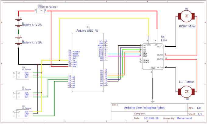 Do arduino projects with schematics and simulation by Mohazawan | Fiverr