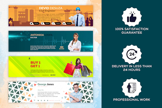 Do professional linkedin cover and banner design by Niloy_creative | Fiverr