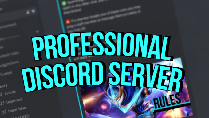 Create a professional discord server for you by Homietony | Fiverr