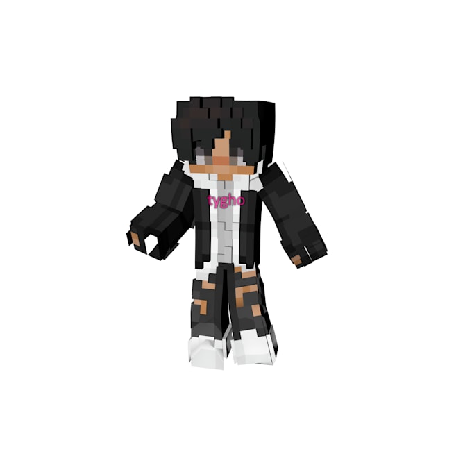 Make a 3d skin render minecraft by Tyghosnippe | Fiverr